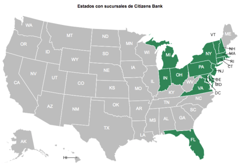 Citizens Bank en Español y Servicio al Cliente | Banqos.com