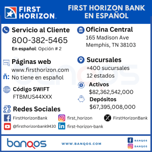 First Horizon Bank en Español y Servicio al Cliente.