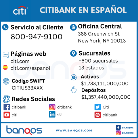 Citibank en Español y Servicio al Cliente | Banqos.com
